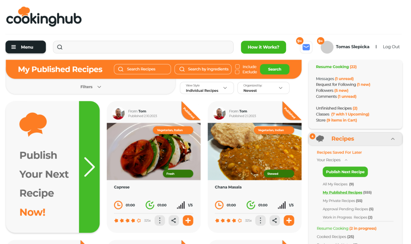 Cooking with Family to Cooking Hub - CookingHub