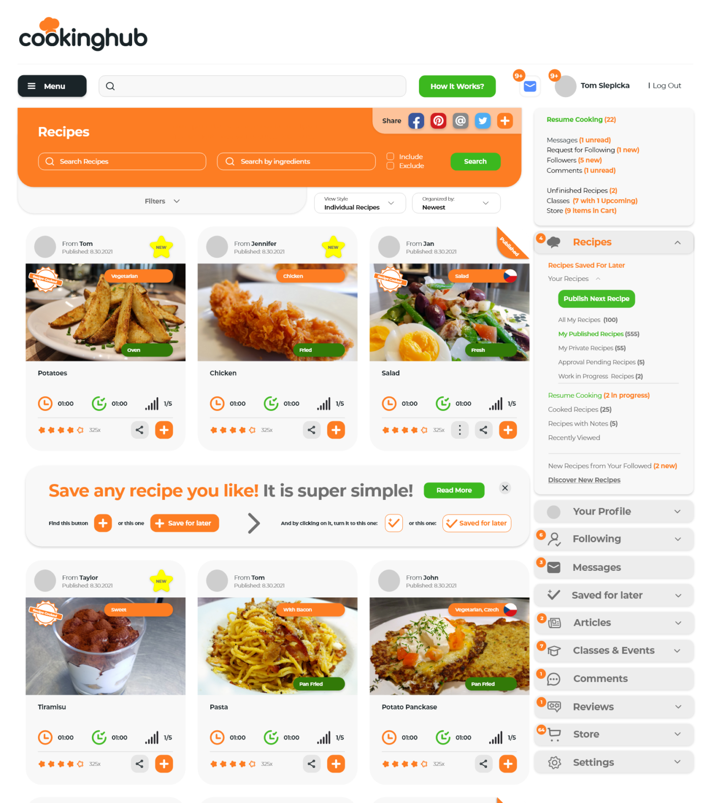 Cooking with Family to Cooking Hub - CookingHub