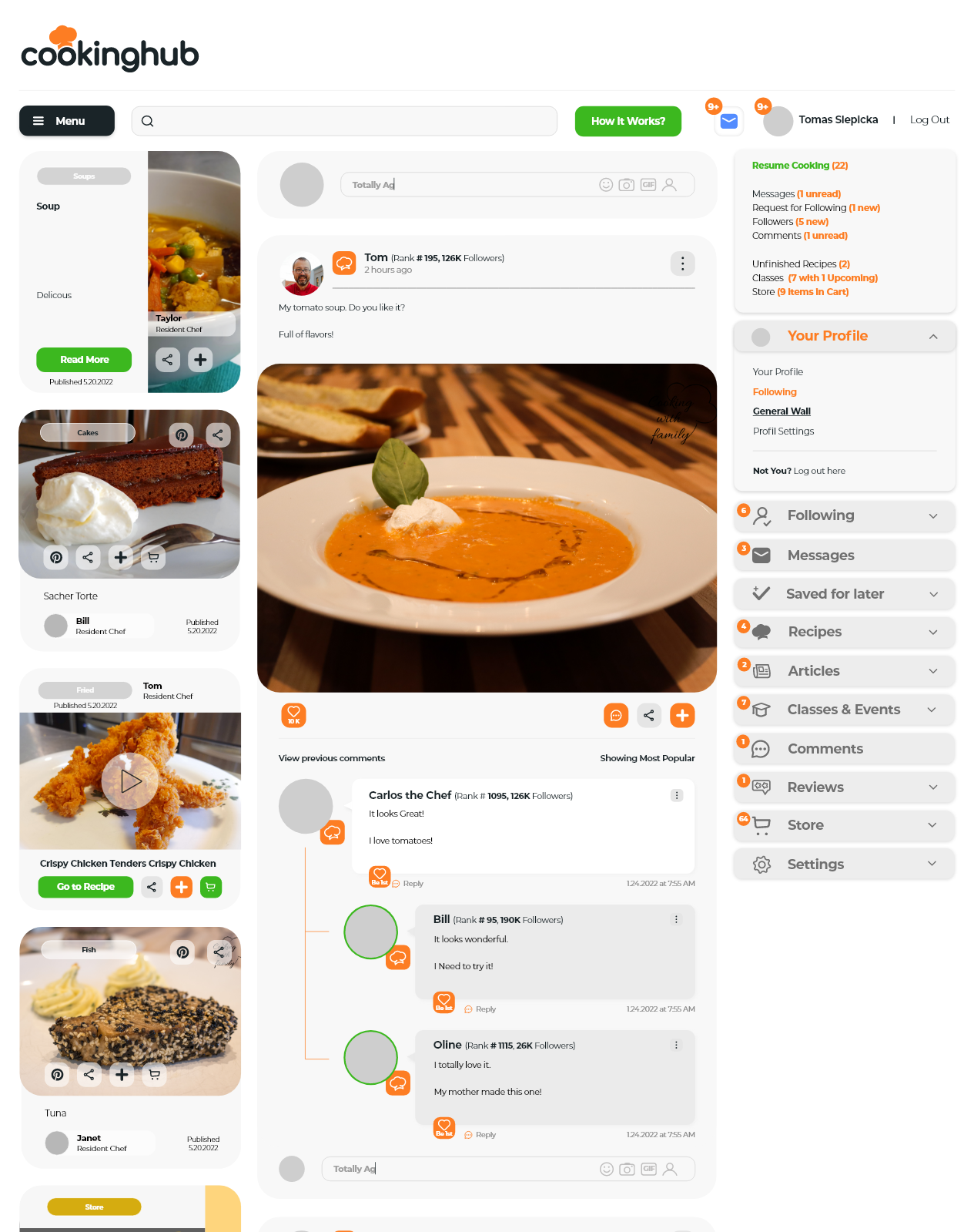 Cooking with Family to Cooking Hub - CookingHub